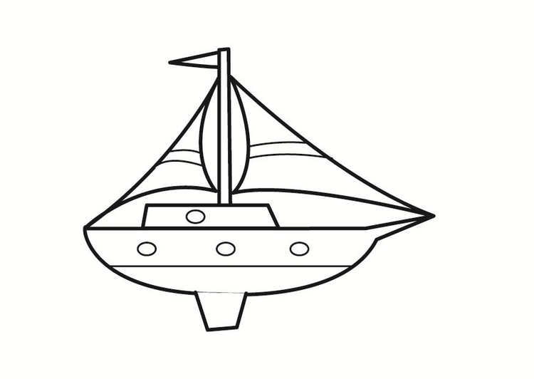 Disegno da Colorare di barca – Disegni da Colorare e Stampare Gratis ...
