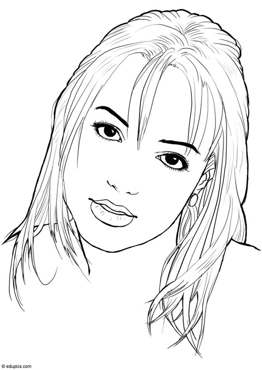 Disegno da colorare Britney Spears - Disegni Da Colorare E Stampare ...