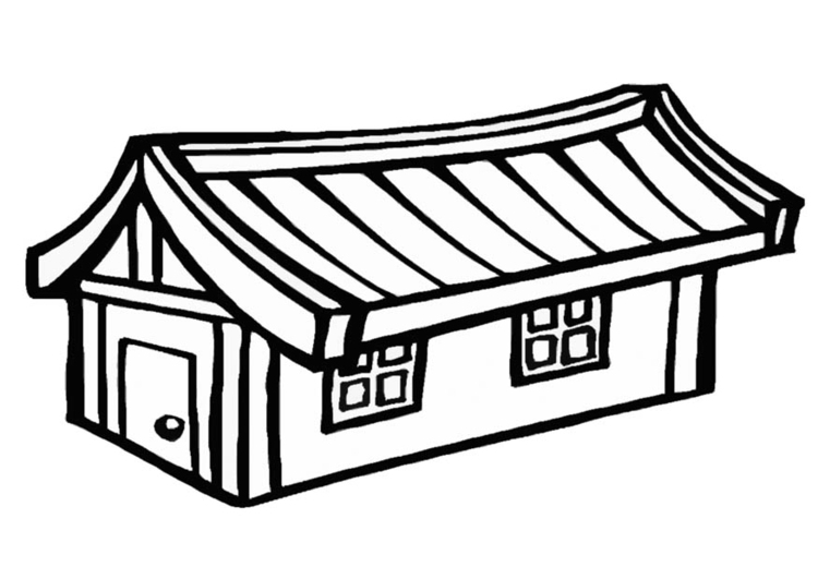 Disegno da colorare casa - Disegni Da Colorare E Stampare Gratis - Imm ...