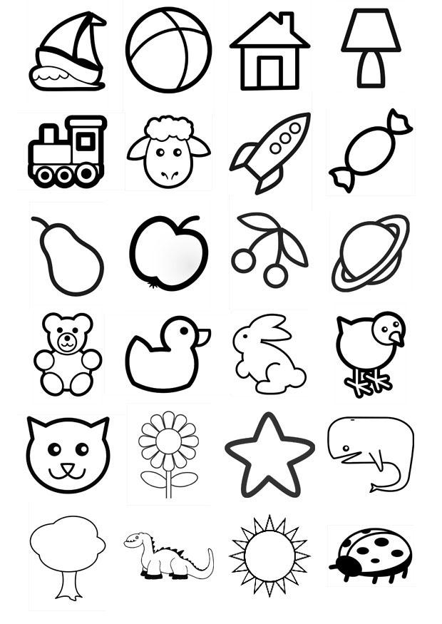 Colorare Piccoli Bambini Icone Kleurplaat Kleuters Kleurplaten Disegni