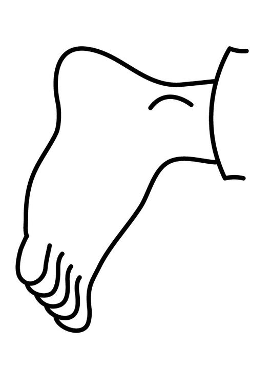 Disegni Da Colorare Piedini Bambino
