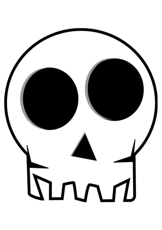 Disegno da colorare teschio - Disegni Da Colorare E Stampare Gratis ...