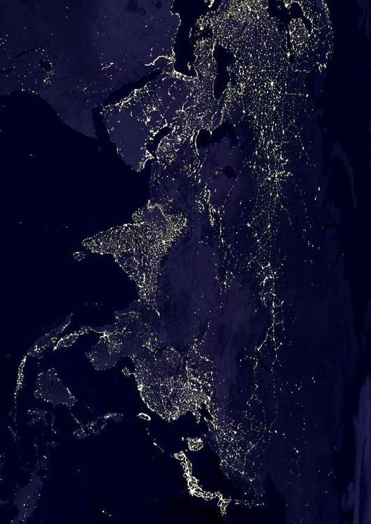 Foto di La Terra di notte – Immagini da Stampare Gratis – Immagine 8028
