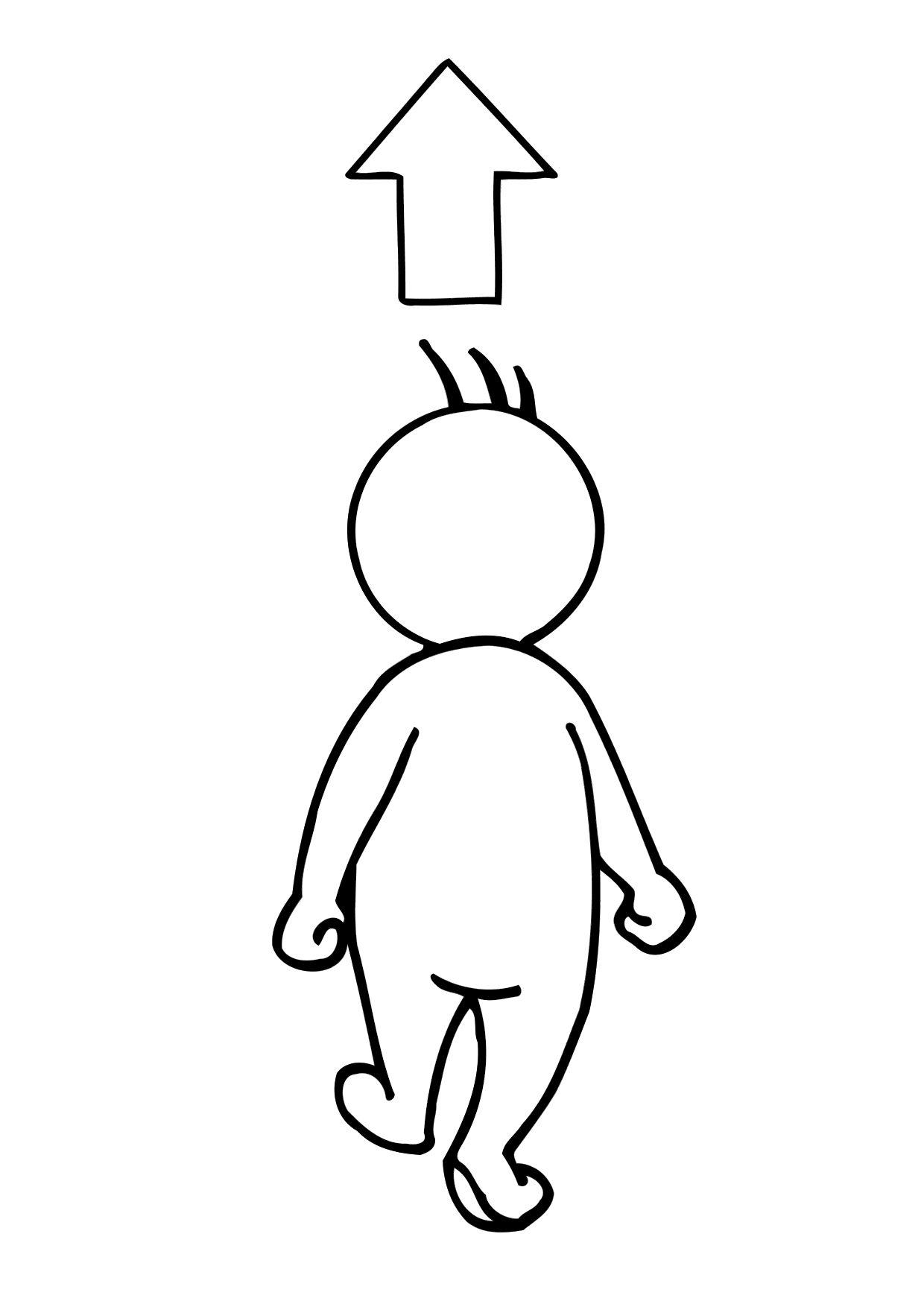Disegno da Colorare di 02b. andare via – Disegni da Colorare e Stampare ...