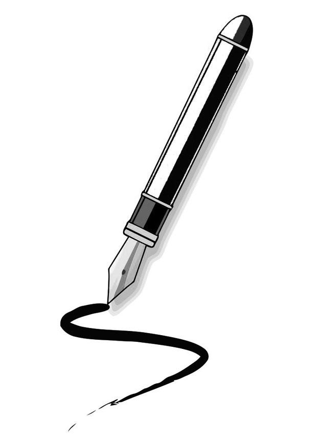 Disegno da Colorare di biro – Disegni da Colorare e Stampare Gratis ...