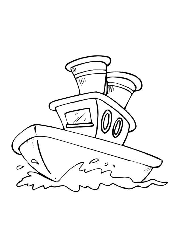 Disegno da Colorare di barca – Disegni da Colorare e Stampare Gratis ...