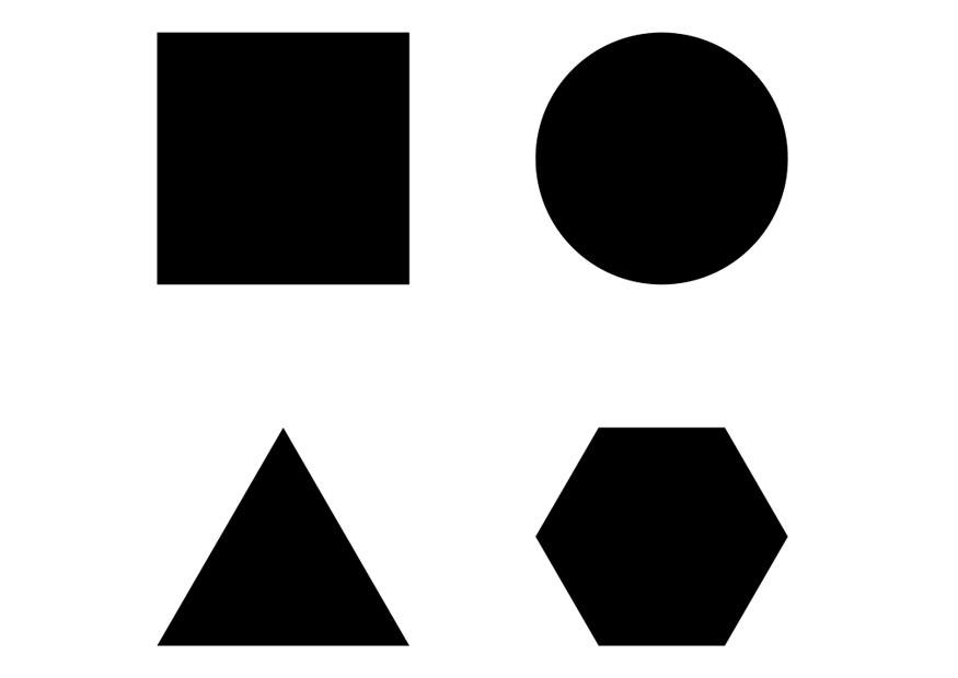 Disegno da Colorare di figure geometriche – Disegni da Colorare e ...